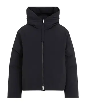 JIL SANDER Padded Zipped Down Jacket - Black