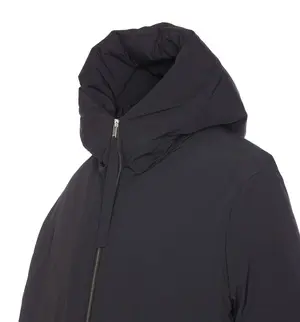 JIL SANDER Padded Zipped Down Jacket - Black