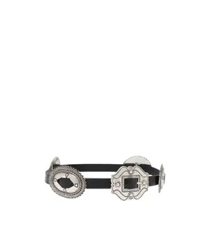 Pinko Belt With Large Engraved Buckle