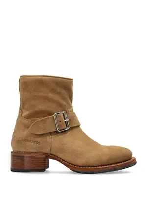 Dsquared2 Harley Buckled Ankle Boots