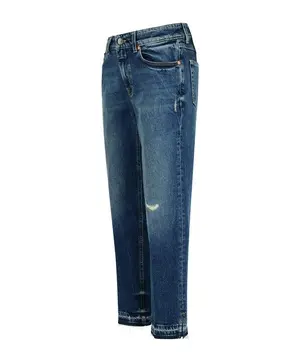 Closed Distressed Straight-leg Jeans