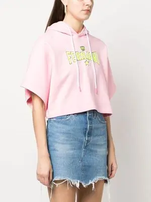 CHIARA FERRAGNI Cropped Hoodie