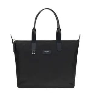 Dolce & Gabbana Logo Plaque Tote Bag - Black