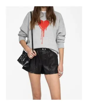 Zadig&Voltaire Heart Graphic Knit Sweater