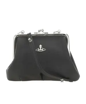 VIVIENNE WESTWOOD Orb Plaque Chain-linked Clutch Bag