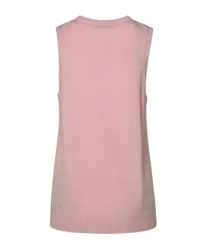 Sportmax Sleeveless V-neck Knitted Vest