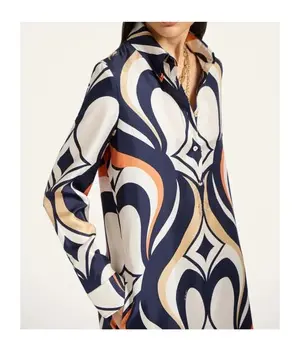La DoubleJ Printed Shirt Dress