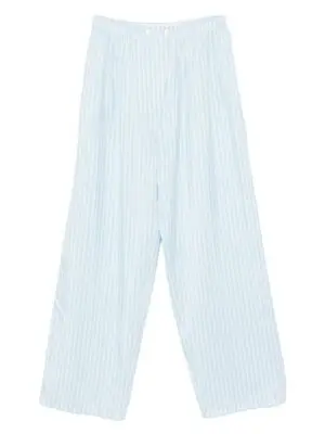 Prada Striped Silk Trousers