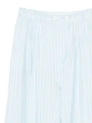 Prada Striped Silk Trousers