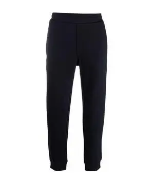 Emporio Armani Logo Detailed Sweatpants - Black