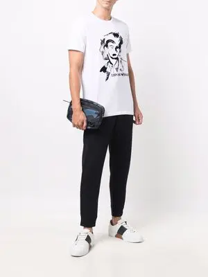 Emporio Armani Logo Detailed Sweatpants
