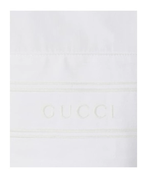 Gucci Cotton Poplin Embroidered Shirt - White