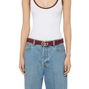 Gucci Gg Marmont Wide Reversible Belt