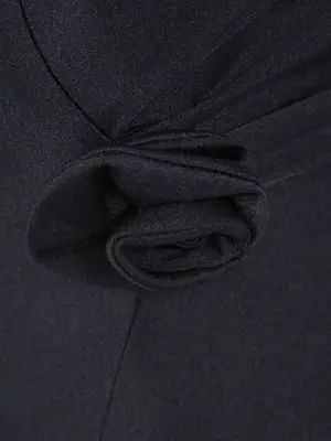 Coperni Sleeveless Asymmetrical Top With Bow Detail - Black