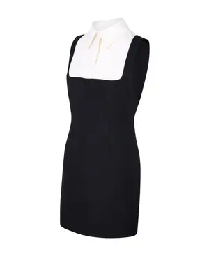 Valentino Garavani Collared Sleeveless Mini Dress