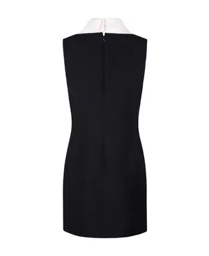 Valentino Garavani Collared Sleeveless Mini Dress