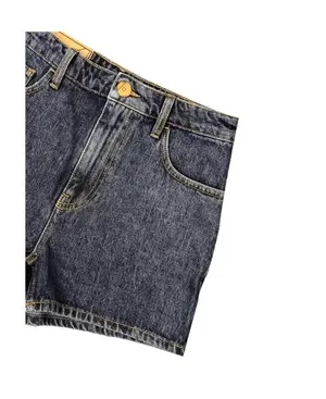 Alexander McQueen Logo Denim Shorts