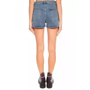 Alexander McQueen Logo Denim Shorts