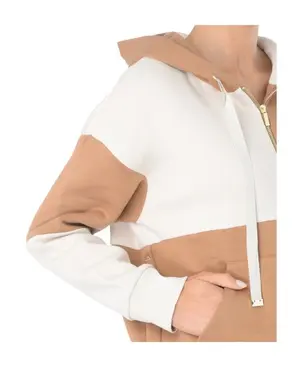Max Mara Checked Zip-up Hoodie