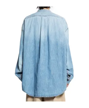 HED MAYNER Oversized Denim Shirt