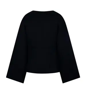 BY MALENE BIRGER Double-breasted Knitted Cardigan - Black