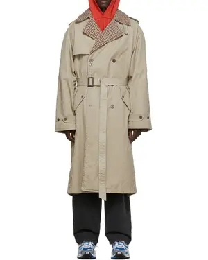 Balenciaga Reversible Double-breasted Trench Coat