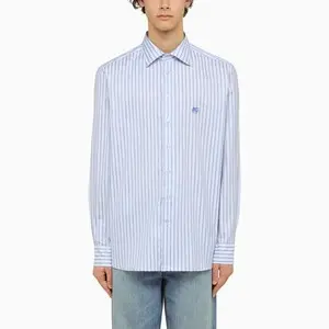 Etro Pegaso Embroidered Striped Shirt