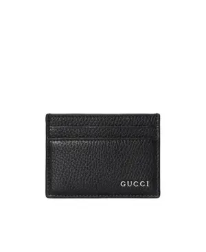 Gucci Logo Card Case - Black