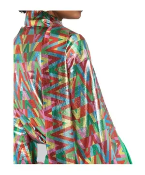 Valentino Garavani Printed Bow Neck Blouse