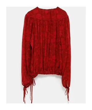 Dries Van Noten Round Neck Long Sleeve Top