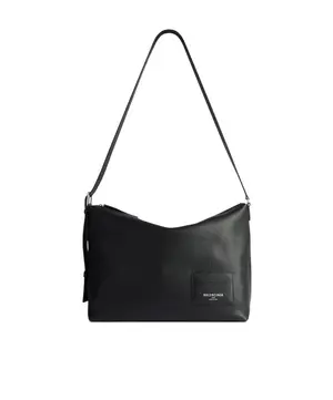 Balenciaga Credit Messenger Large Tote Bag - Black