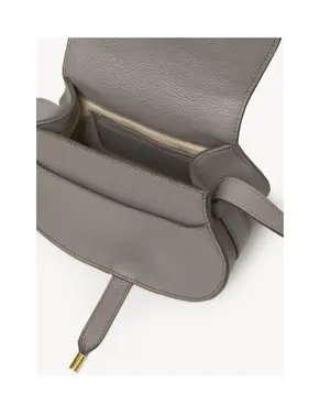 Chloé Marcie Foldover Small Saddle Bag - Gray