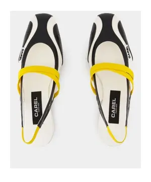 CAREL Slingback Flat With Pattern Detail