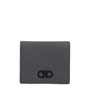 FERRAGAMO Logo Wallet - Black