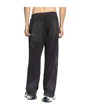 Balenciaga Logo Patch Baggy Sweatpants