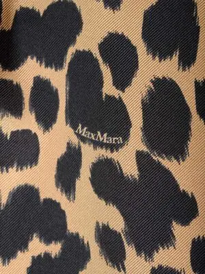 Max Mara Leopard Print Long-sleeve Button-up Shirt