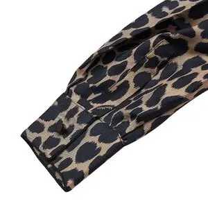 Max Mara Leopard Print Long-sleeve Button-up Shirt