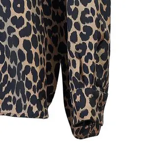 Max Mara Leopard Print Long-sleeve Button-up Shirt