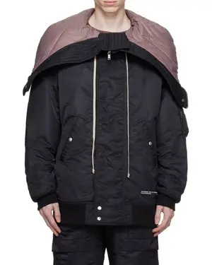 Rick Owens Logo-patch Hooded Jacket