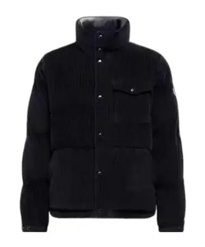 Moncler Serrant Padded Jacket With Stand Collar And Zip Fastening