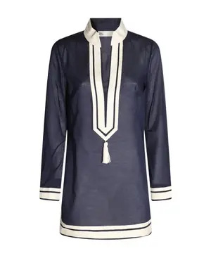 Tory Burch Collared Kaftans Tunics