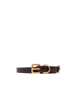 Etro Triple Buckle Leather Belt - Brown