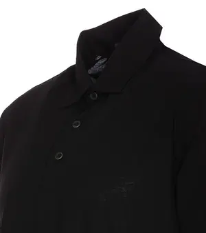 Herno Button Detailed Short-sleeved Polo Shirt - Black