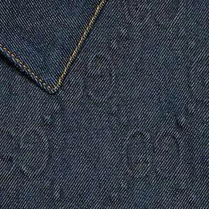 Gucci Collared Button-up Denim Jacket