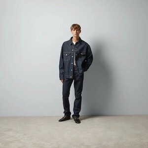Gucci Collared Button-up Denim Jacket