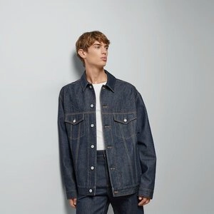 Gucci Collared Button-up Denim Jacket