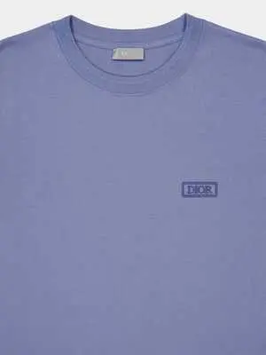 Dior Logo Embroidered Crewneck T-shirt