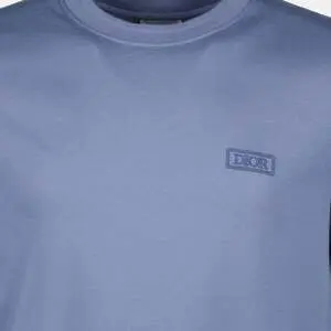 Dior Logo Embroidered Crewneck T-shirt
