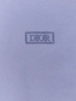 Dior Logo Embroidered Crewneck T-shirt