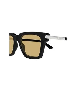 Alexander McQueen Square Frame Sunglasses - Black